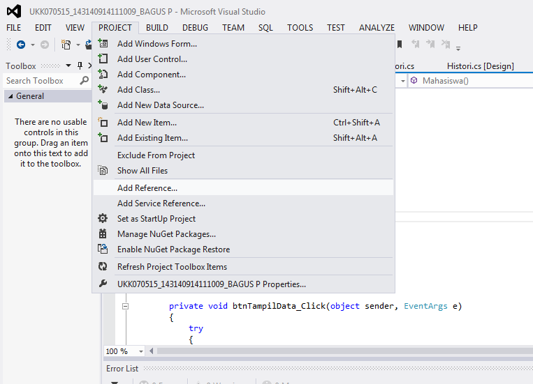 Cara Menghubungkan SQL Server Dengan Visual Studio C# - Sharing Teknik ...