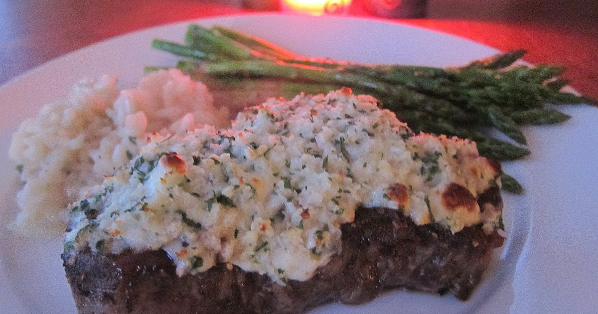 Mary Ellen's Cooking Creations: Blue Cheese Crusted Filet