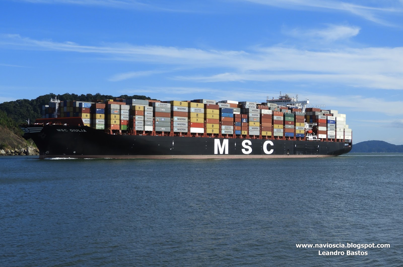 Navios de Santos & CIA: Navio MSC GIULIA