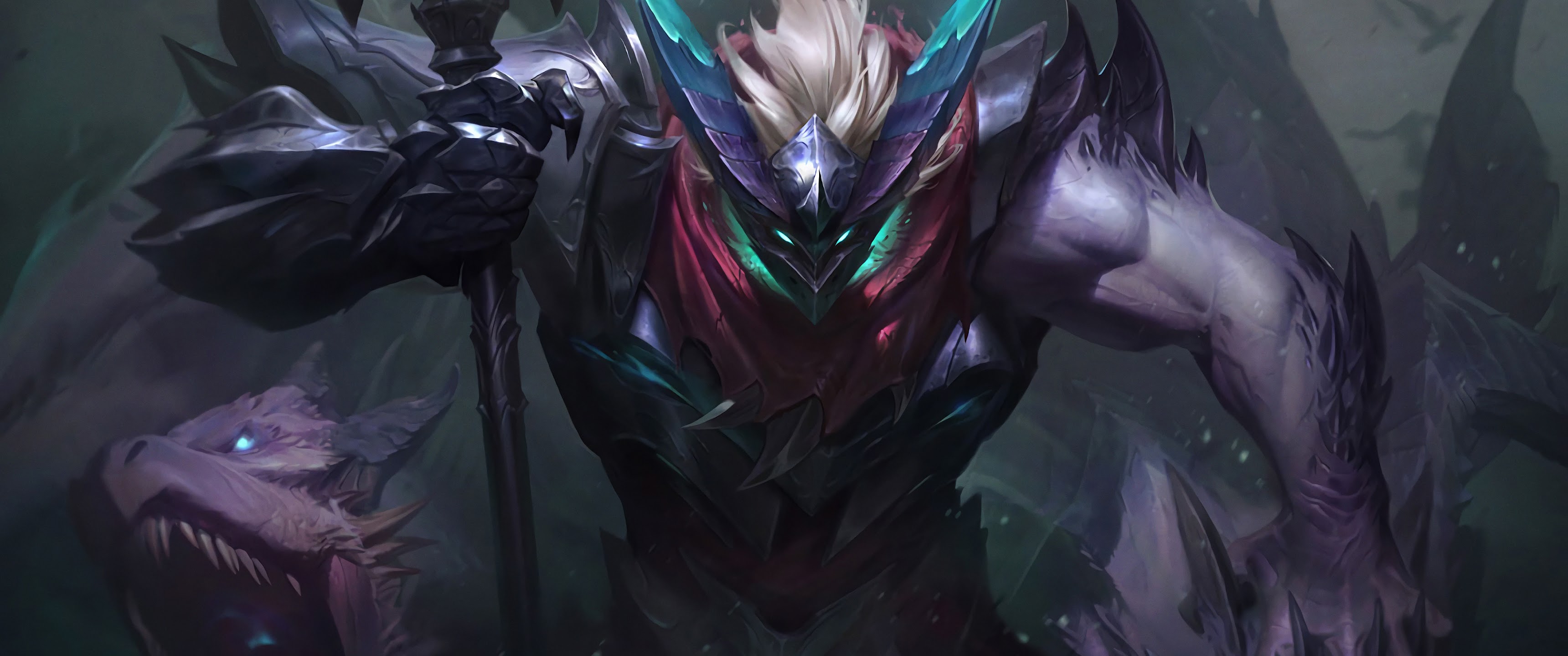 Dragon Knight Mordekaiser, New Splash Art, LoL, 4K, #90 Wallpaper PC ...