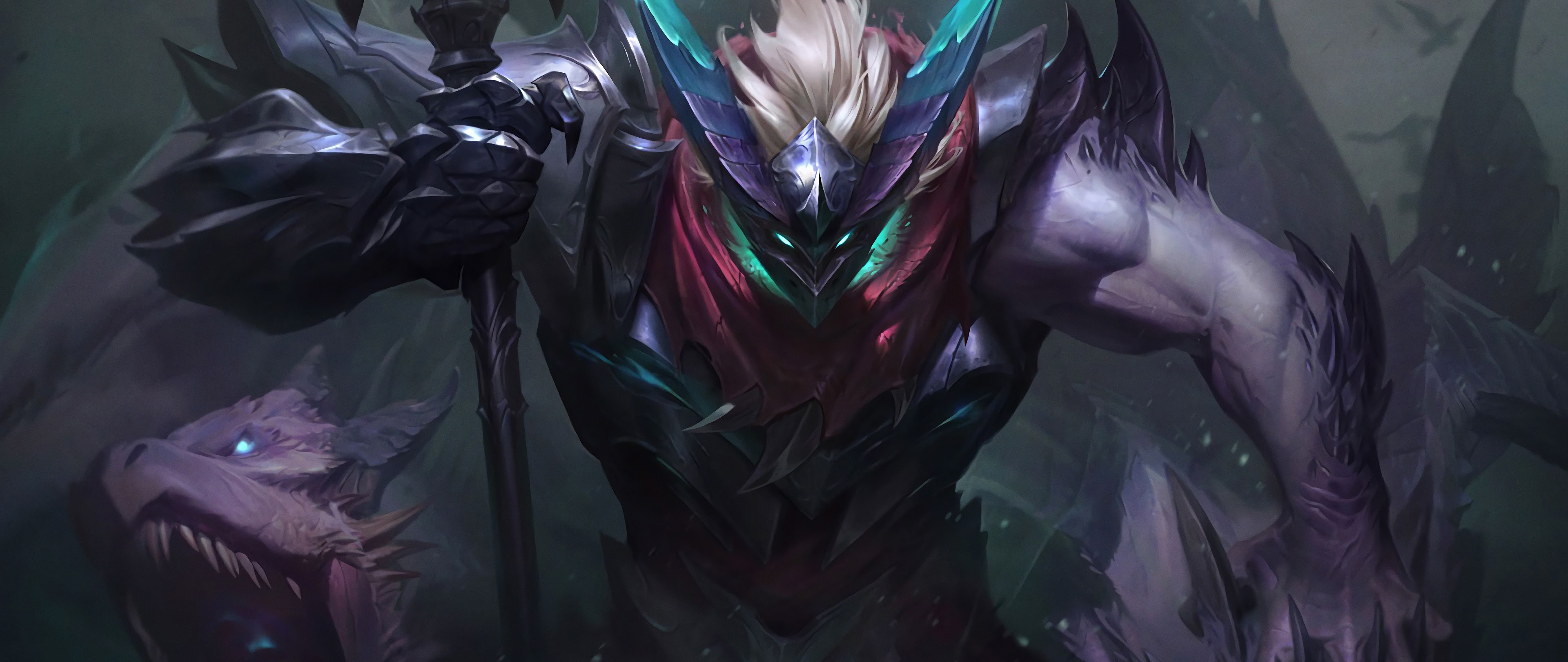 Dragon Knight Mordekaiser, New Splash Art, LoL, 4K, #90 Wallpaper ...