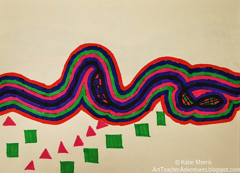 Art Sub Lessons: Easy Art Lesson - Bold Lines