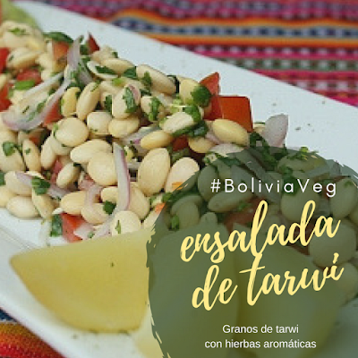 BoliviaVeg: Ensalada de Tarwi