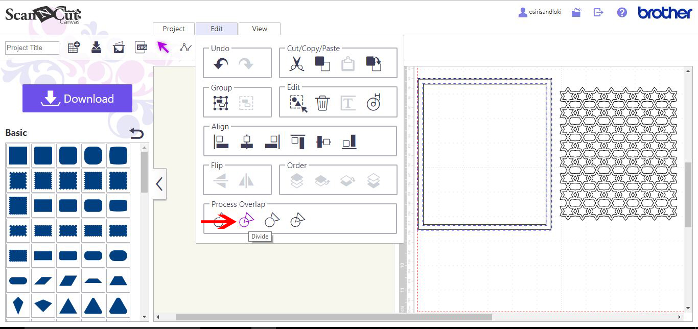 How to make a simple and detailed stencil in Brother Scan and Cut ...