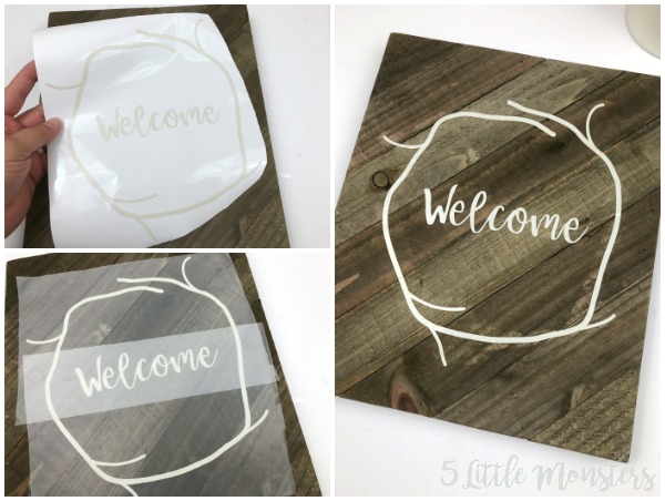 5 Little Monsters: Welcome Sign with the Cricut Maker