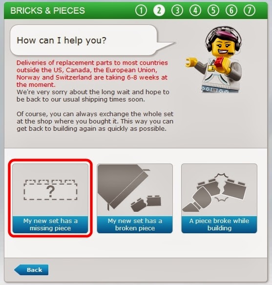 Обзоры, LEGO, Обзоры LEGO: Customer service