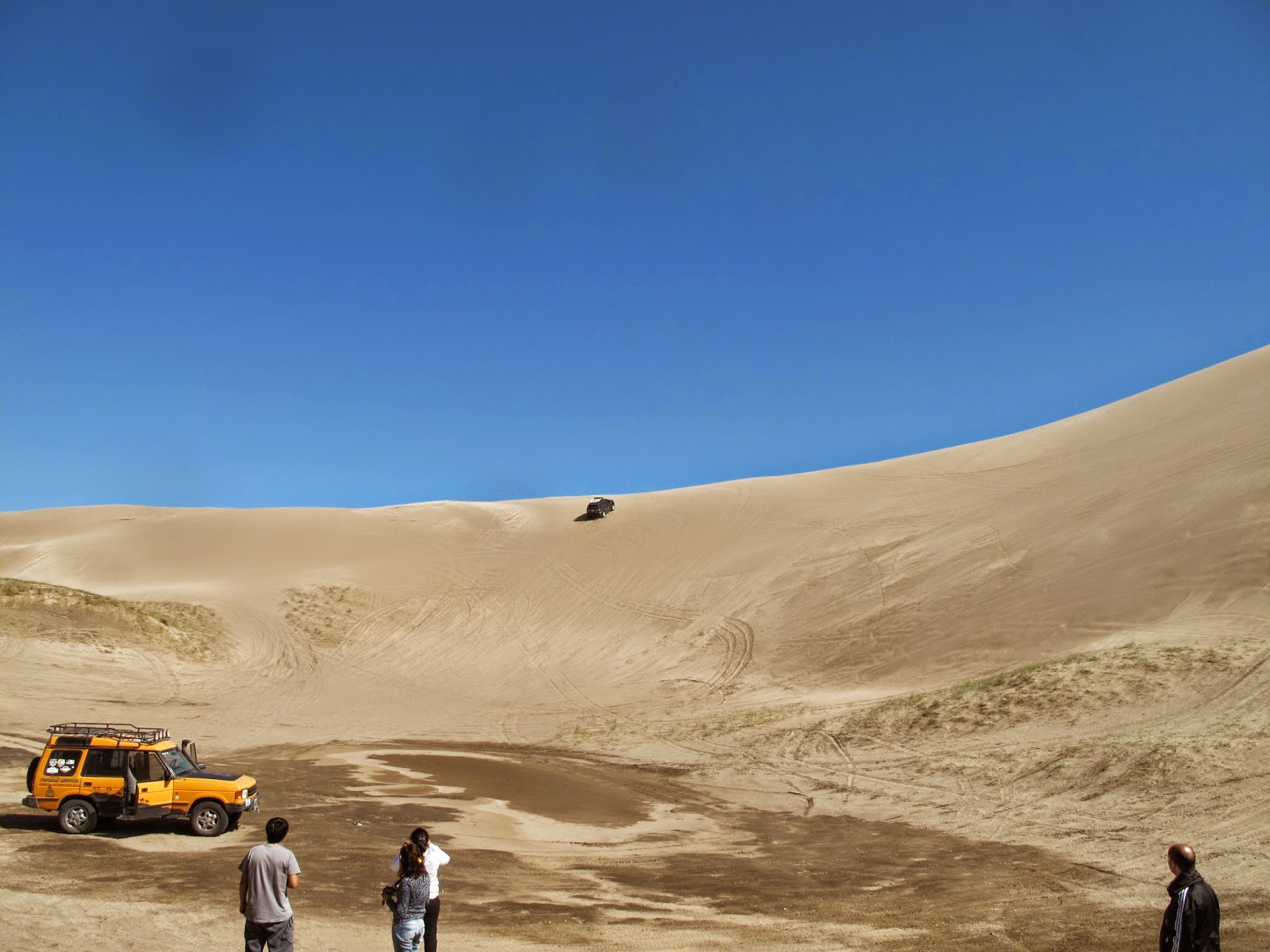 POR TIERRA POR LA TIERRA: El Médano Blanco en Necochea