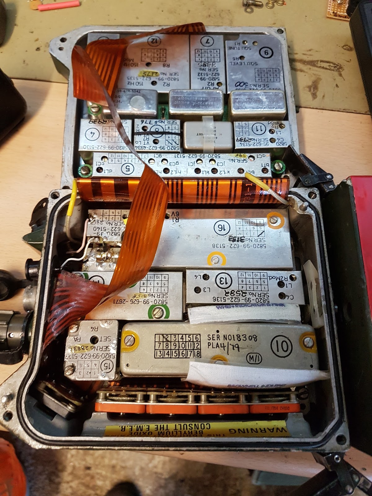 The continuing saga of Barf: PRC-350 Volume Control Mod