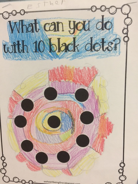 We Heart Being First!: Ten Black Dots Book Extension