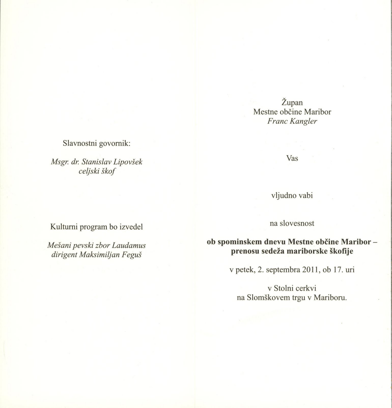 DOM BLOG: Vabilo na slovesnost ob spominskem dnevu Mestne občine ...