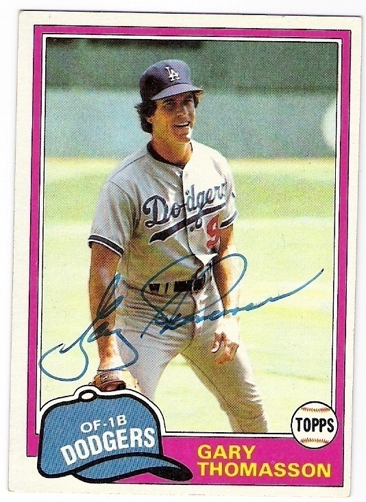 garvey cey russell lopes: gary thomasson through the mail success!