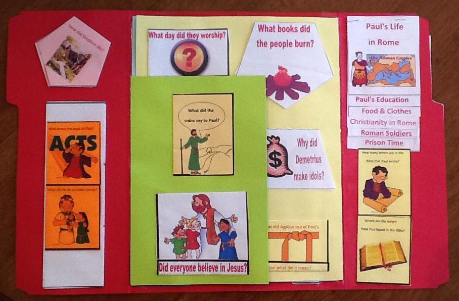 Life of Paul Lapbook | Bible Fun For Kids