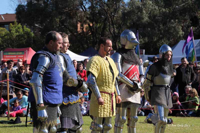 Sydney Meanderings: Winterfest Medieval Fair (13) - Swordplay - Re-enactors