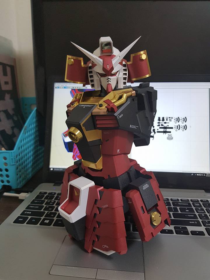 [Premium] Shin Musha Gundam Papercraft ver. Ette - Brian Papercraft