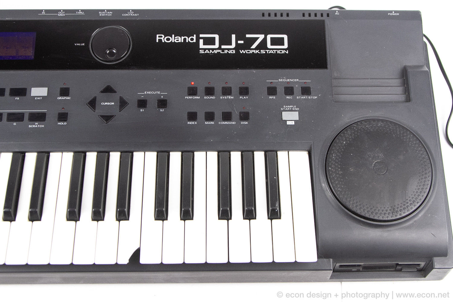 MATRIXSYNTH: ROLAND DJ-70 Sampling MIDI Synthesizer Keyboard ...