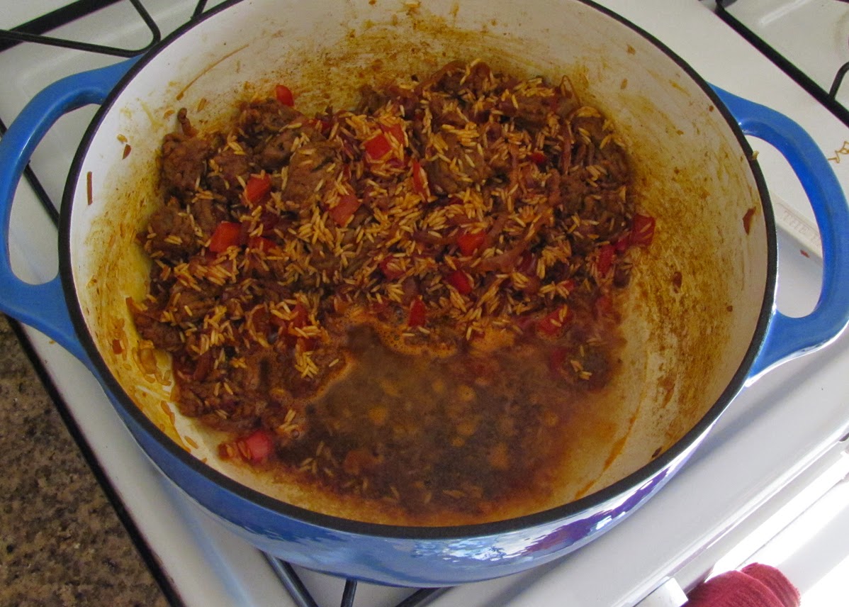 Smells Like Food in Here: Spicy Sausage Rice