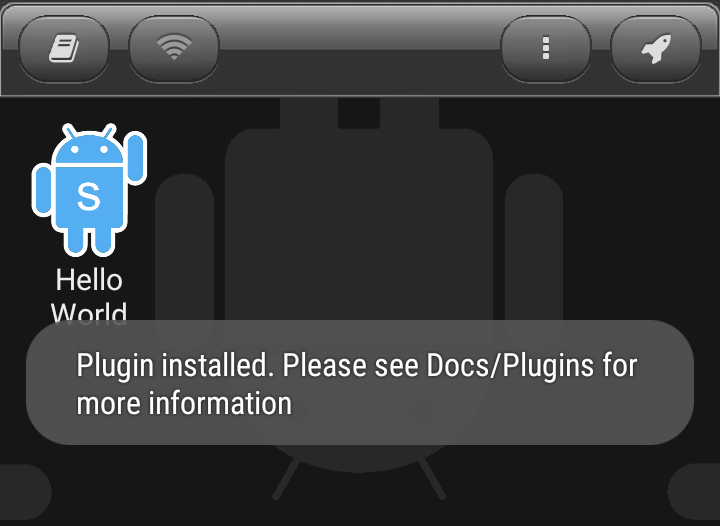 Creating DroidScript Plugins on Mobile with AIDE