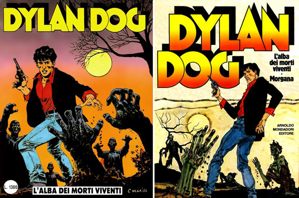 I love comic covers: Dylan Dog #1 Homages
