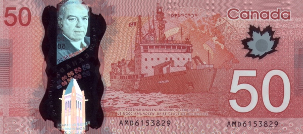 World Banknotes: Canada PNew 50 Dollars