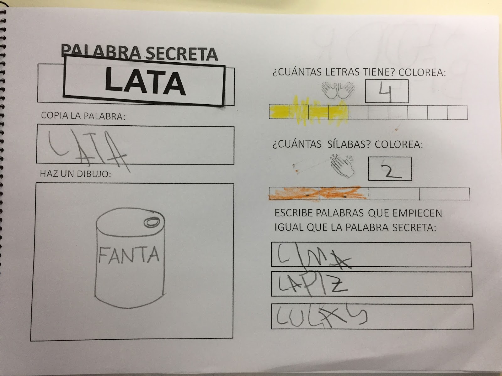 MIS PALABRAS SECRETAS