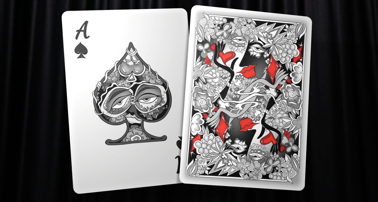 Kickstarter: Masquerade Playing Cards by Brain Vessel Creative