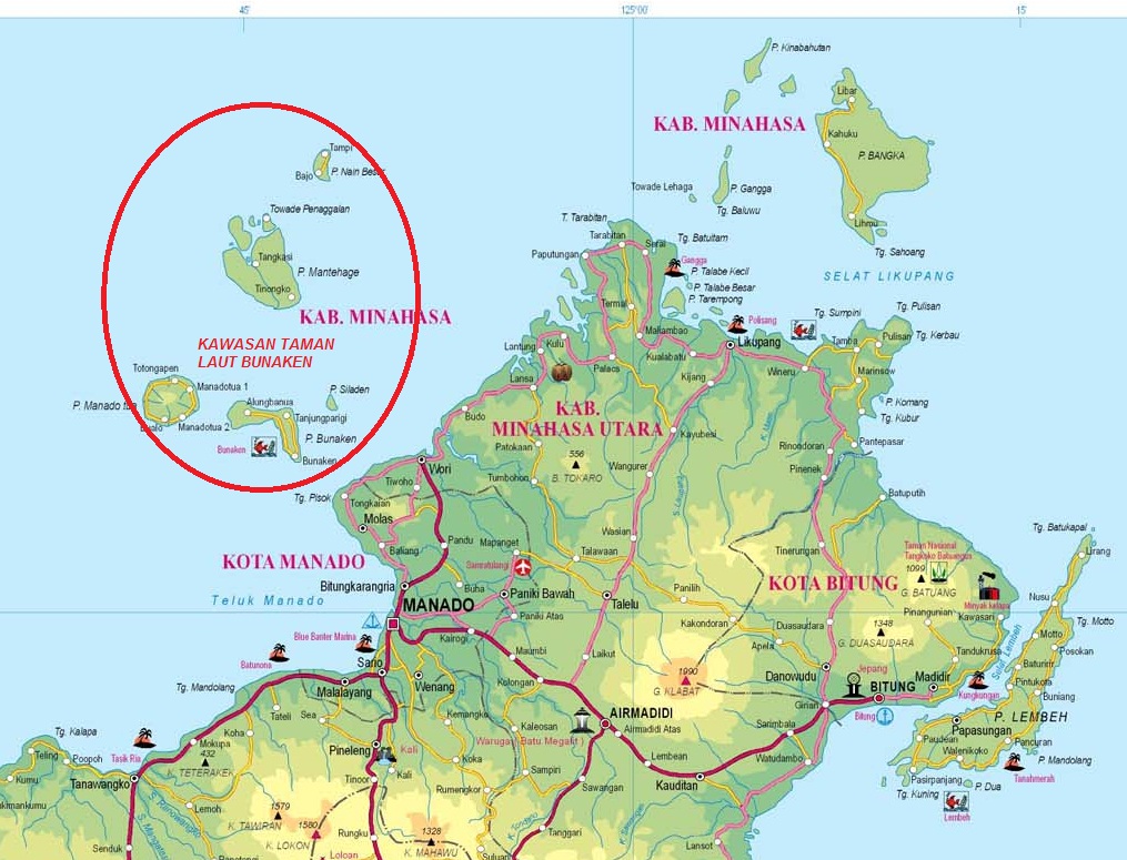 WISATA PULAU SULAWESI: Karakteristik Taman Laut Nasional Bunaken, Manado
