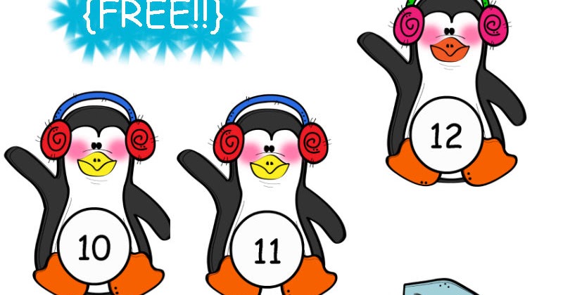 {FREE} Penguin Number Line Preschool Math Activity | Preschool Powol ...