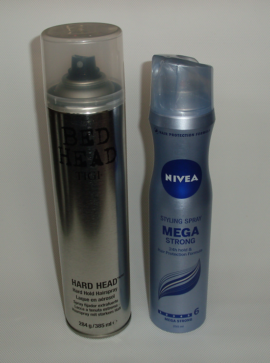 My place...: Tigi Bed Head Hard Head & Nivea Mega Strong лак за коса