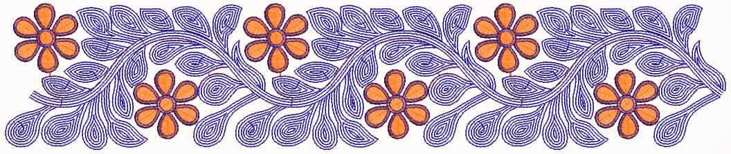 EmbDesignTube: Fancy Embroidery Lace Border Designs