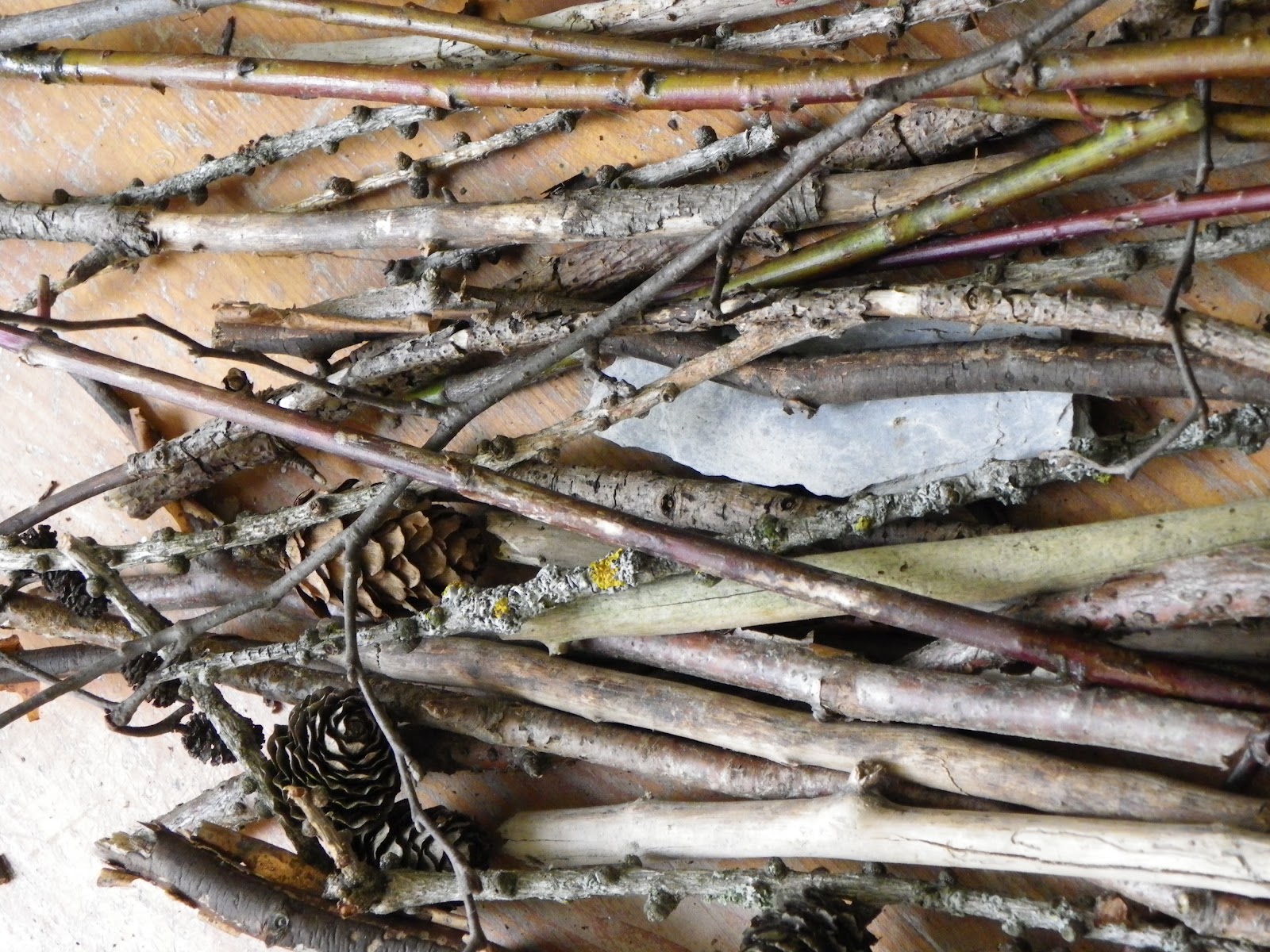 Grossmama`s Schatzkiste: Idee zum Muttertag " Wald und Wiese Vase"