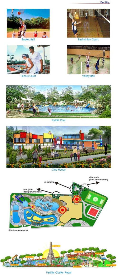 Perumahan Grand Cibubur Country: FASILITAS