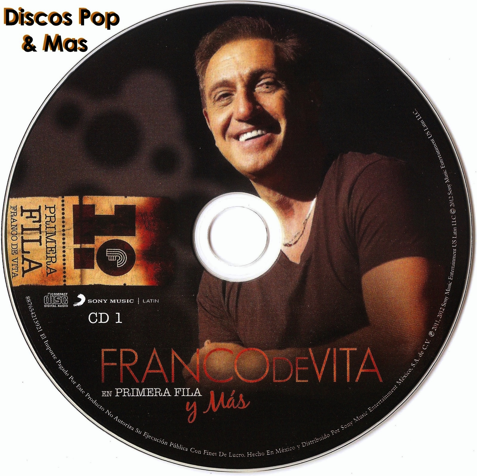 Discos Pop & Mas: Franco De Vita - En Primera Fila y Más