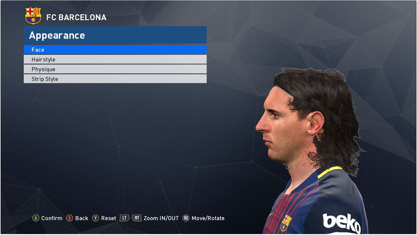 pes-modif: Lionel Messi 2009 Face For PES 2017 by GK99