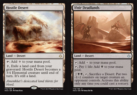 Magic the Gathering Adventures: Hour of Devastation: Artifact and Lands