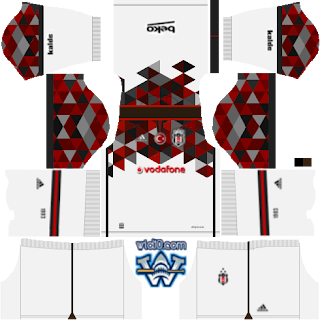 Beşiktaş Fantastik Forma (Kits) ve Logo - DLS 18/17 - FTS - Dream ...