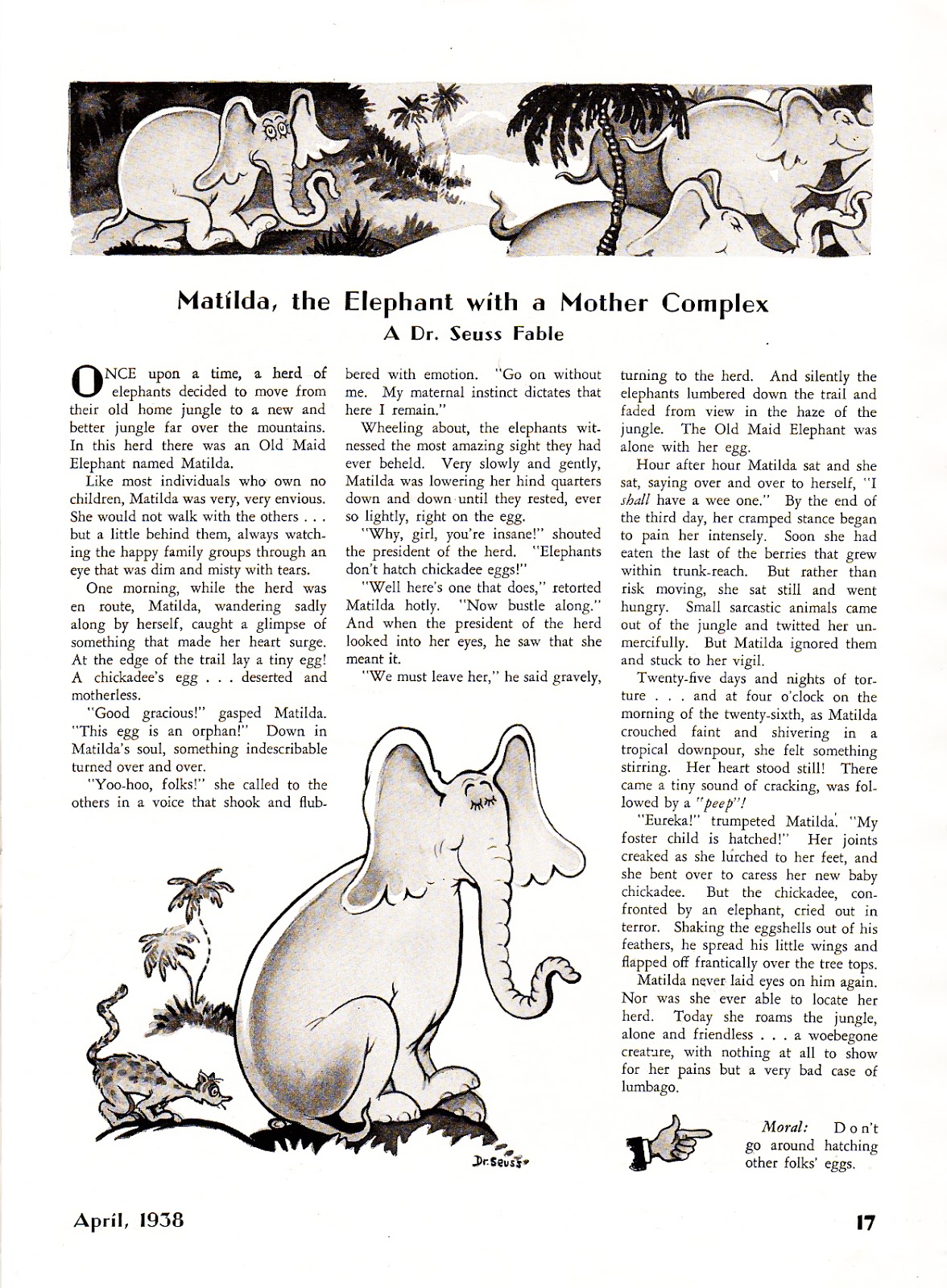 Mike Lynch Cartoons: The Judge Magazine April 1938