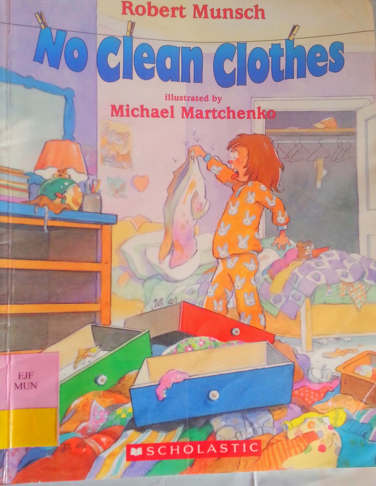 The Kids' Book Nook: No Clean Clothes