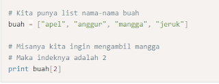 Penggunaan Fungsi dan Array Pada Python