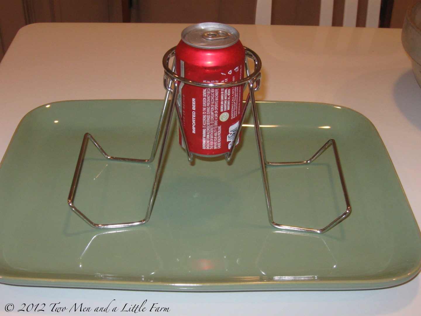 Two Men and a Little Farm: VERTICALLY ROASTED TURKEY