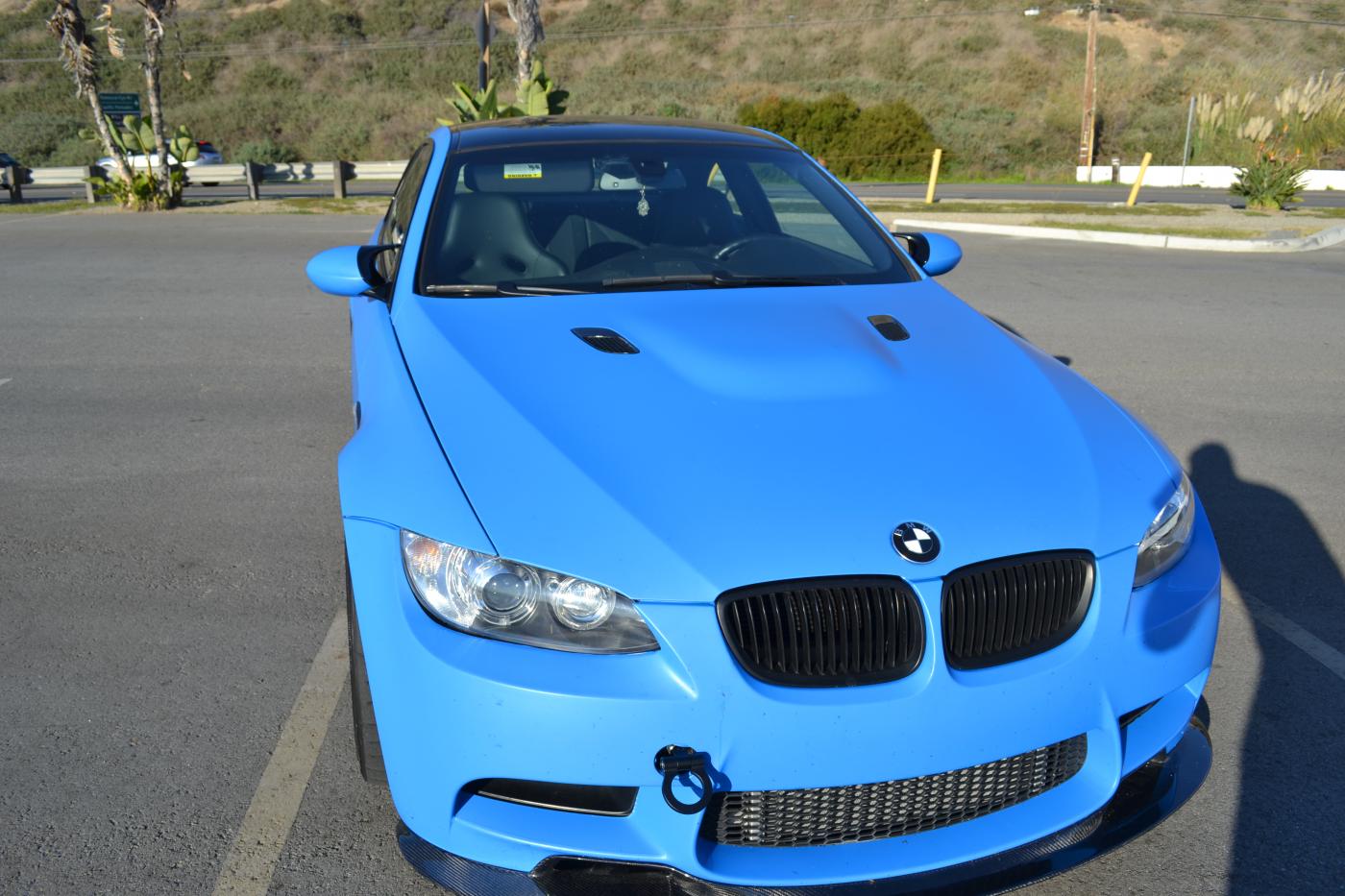 Matte Fanatic: 420-bhp under the hood of this amazing Matte blue BMW M3 ...