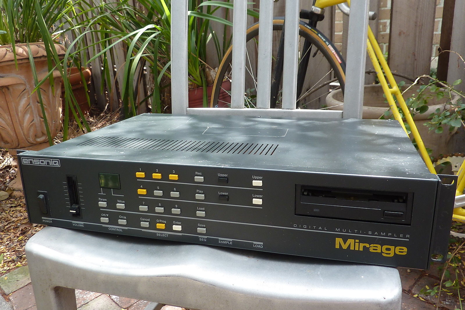 MATRIXSYNTH: Ensoniq Mirage DMS-8 Rack Sampler Synthesizer, Rare SQX-1 ...