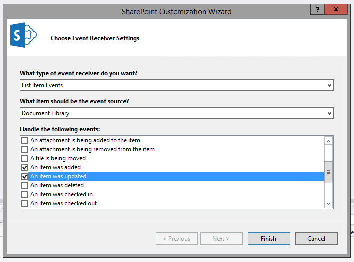 Lucky Tech Share: Custom Event Handler in Sharepoint 2013 using Visual ...
