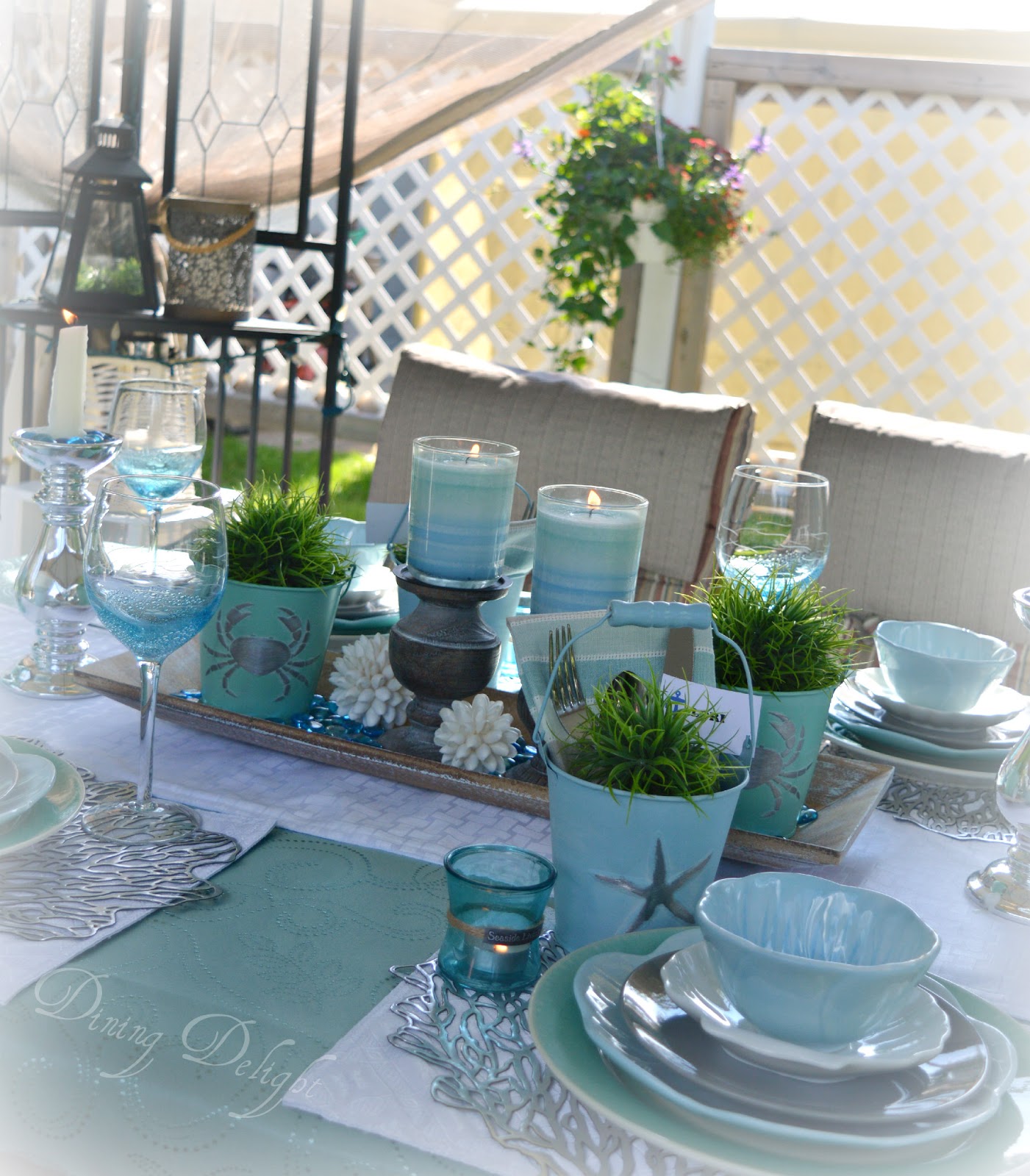 Dining Delight: Seaside Dreaming Tablescape