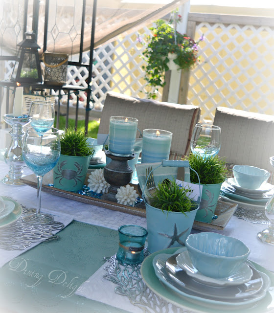 Dining Delight: Seaside Dreaming Tablescape