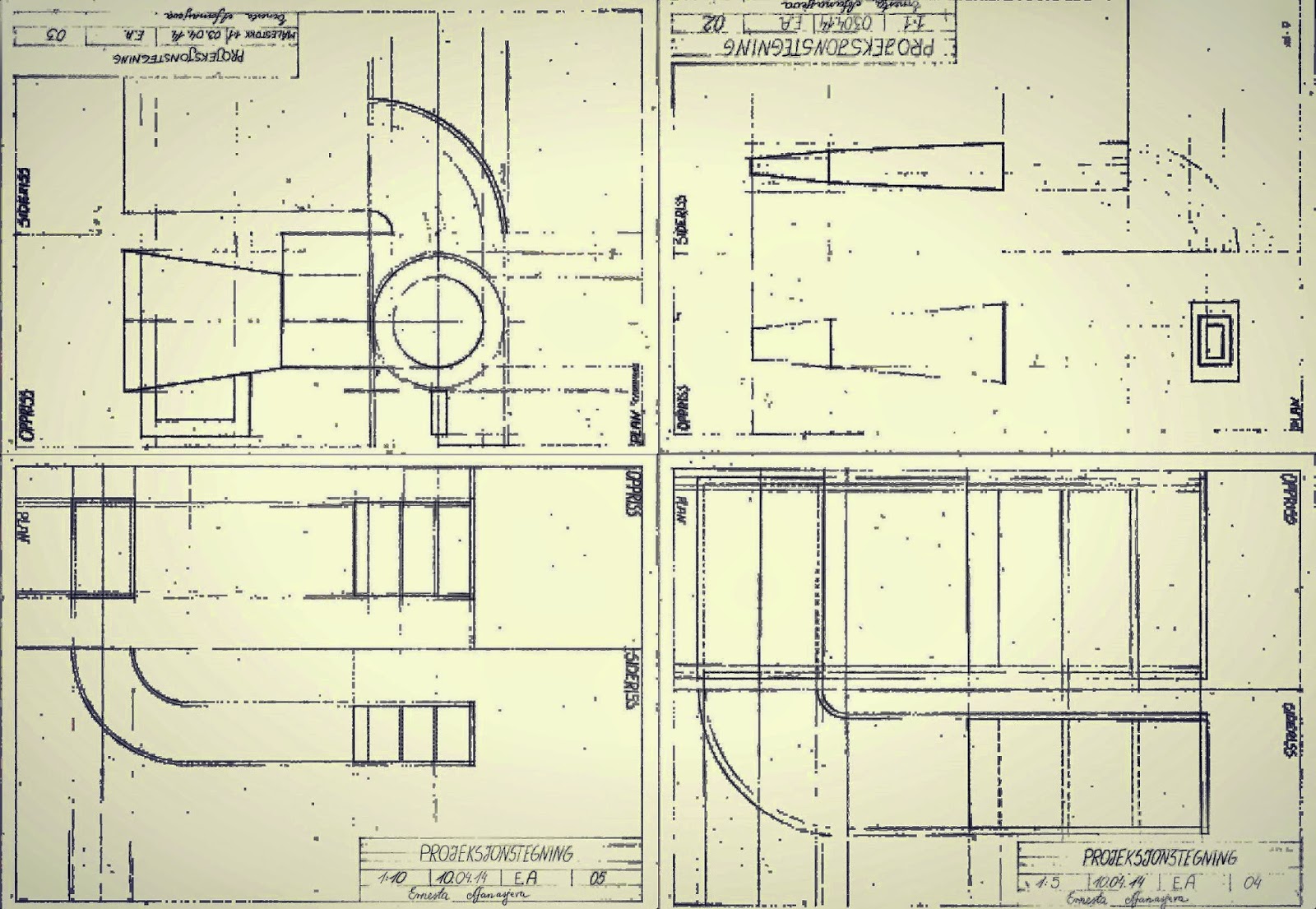 Ernestas fagblogg: PROJEKSJONSTEGNING