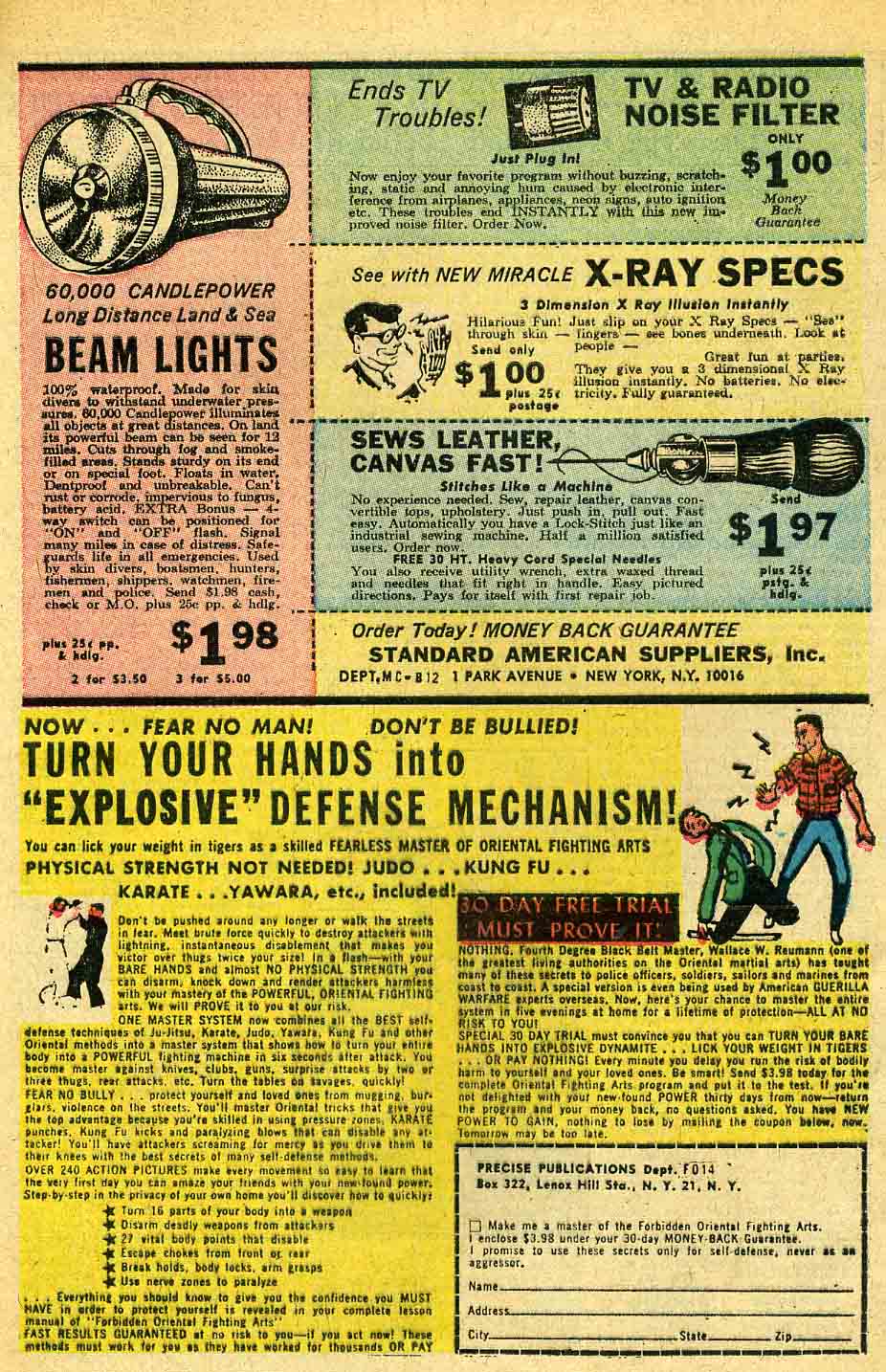 Barry's Pearls of Comic Book Wisdom: Comic Book ads from the1950s and 1960s