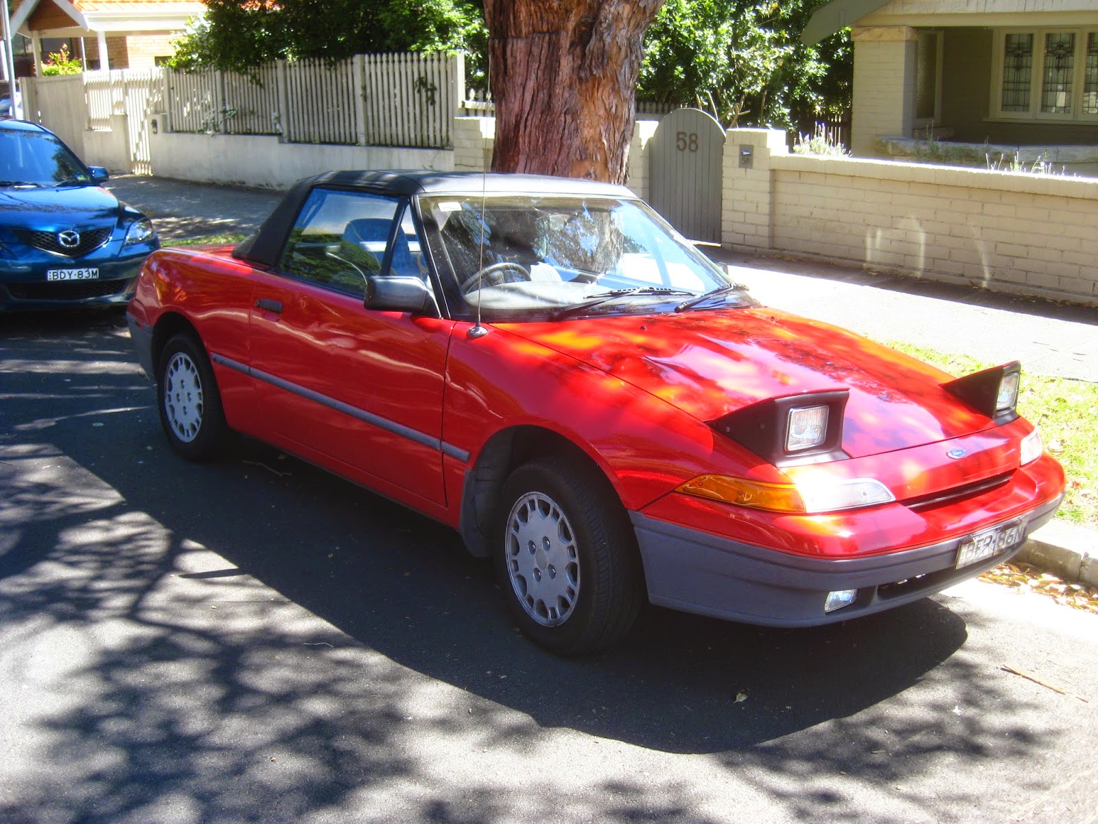 Aussie Old Parked Cars: 1990 Ford Capri SOHC (SA)