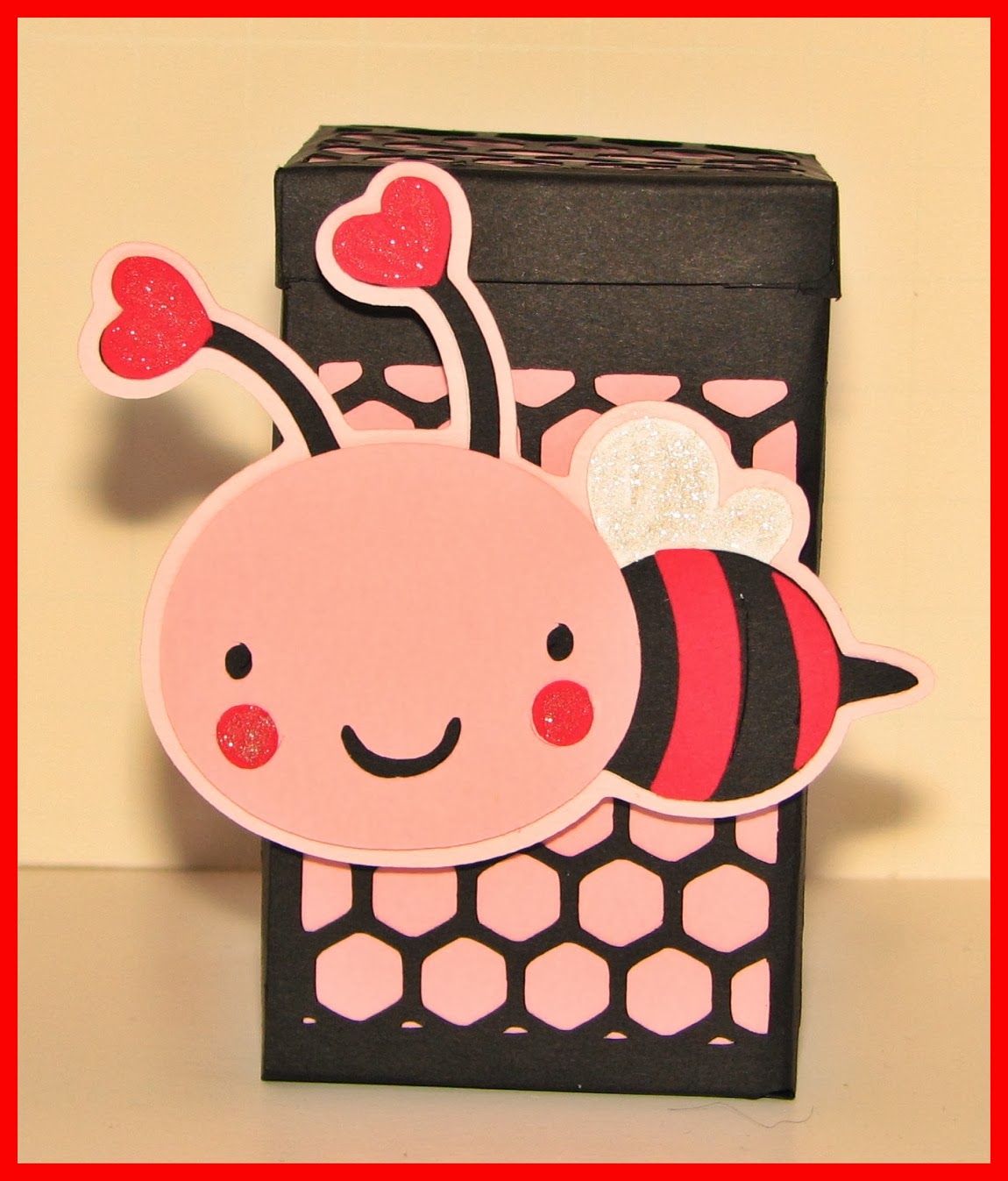 Around the Block with scrapalette: Bee My Valentine!