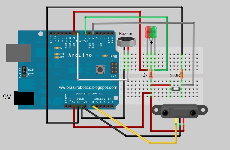 Brasilrobotics: Sensibilidade Ampliada com Arduino - Luva para Cego