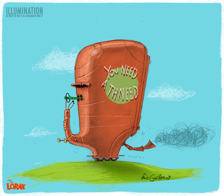 eric guillon: Thneed factory. Truck . Early sketches.